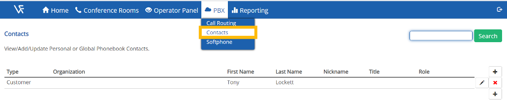 Contacts Directory – Voiceflow